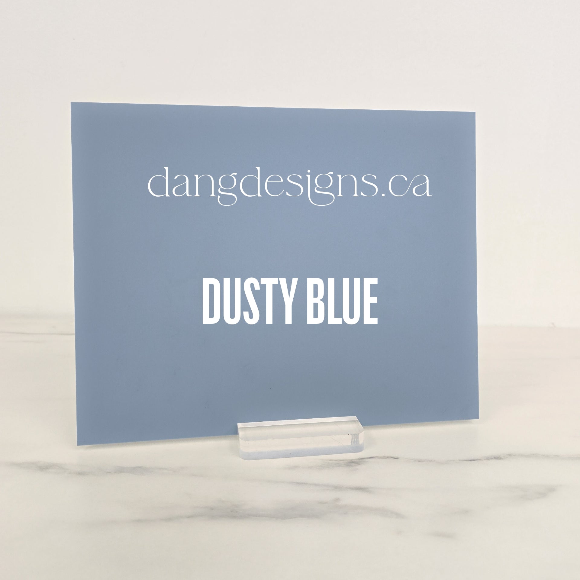 Dusty Blue Acrylic Sheet – Dang Designs