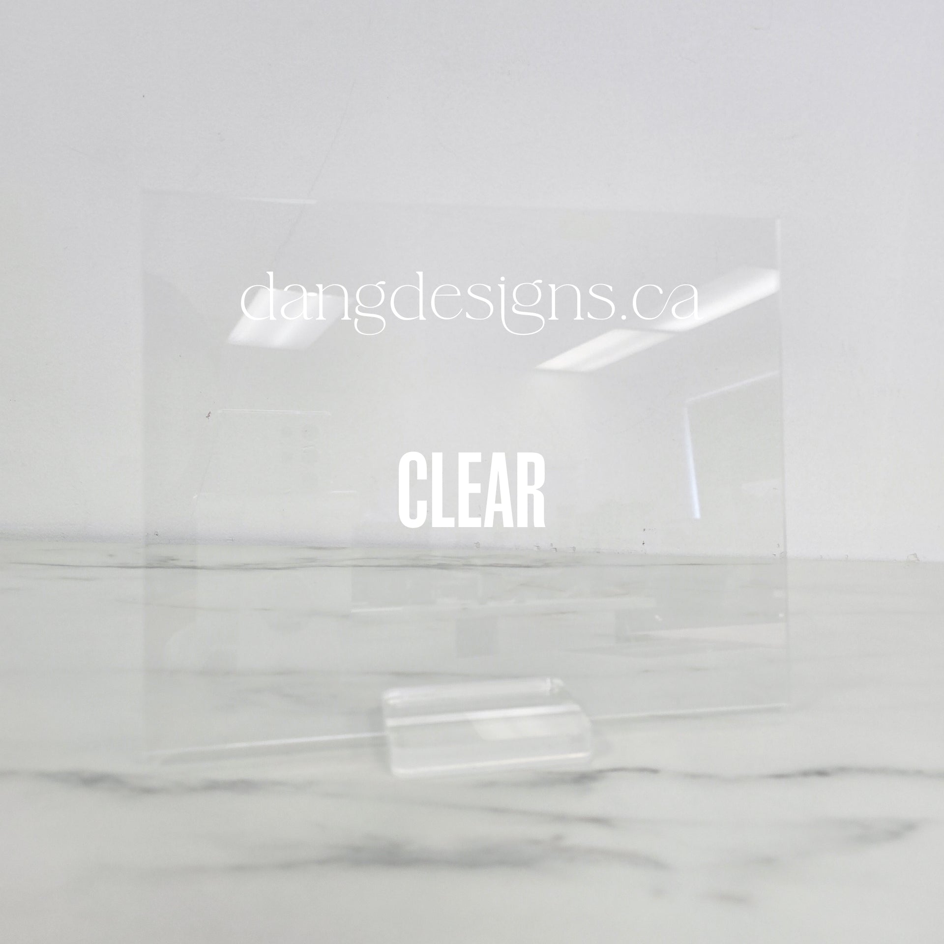 Clear Acrylic Sheet – Dang Designs