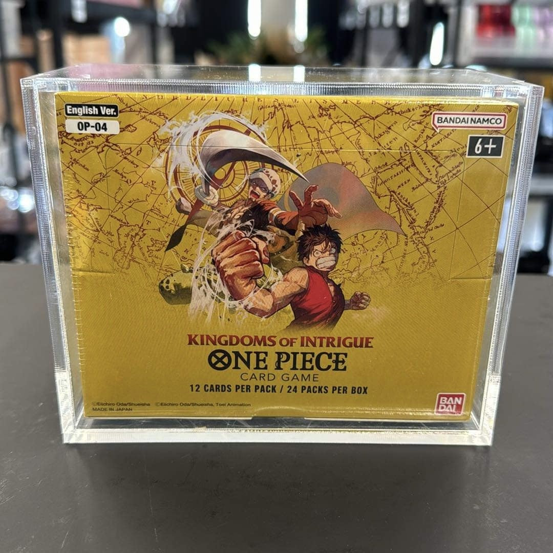 One Piece Booster Box Acrylic Display Case (ENGLISH) – Dang Designs