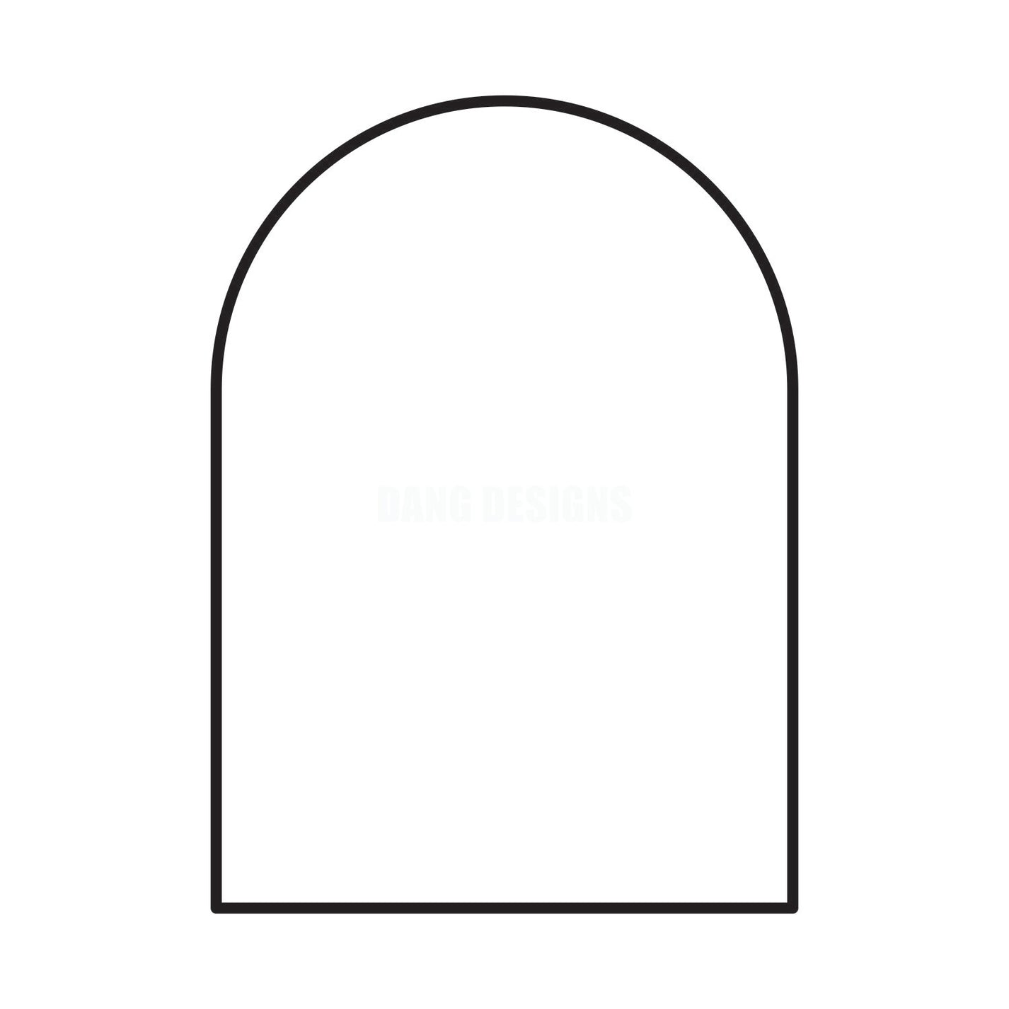 Arch Acrylic Blank – Dang Designs