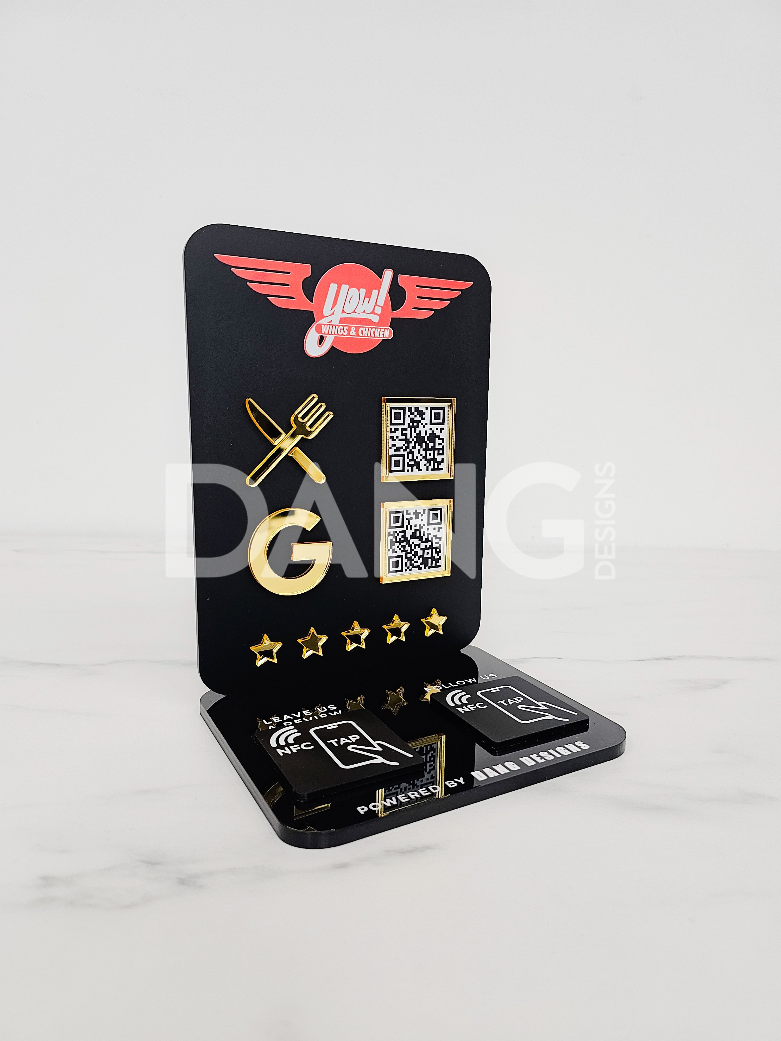 Custom Acrylic Large NFC Sign – Dang Designs