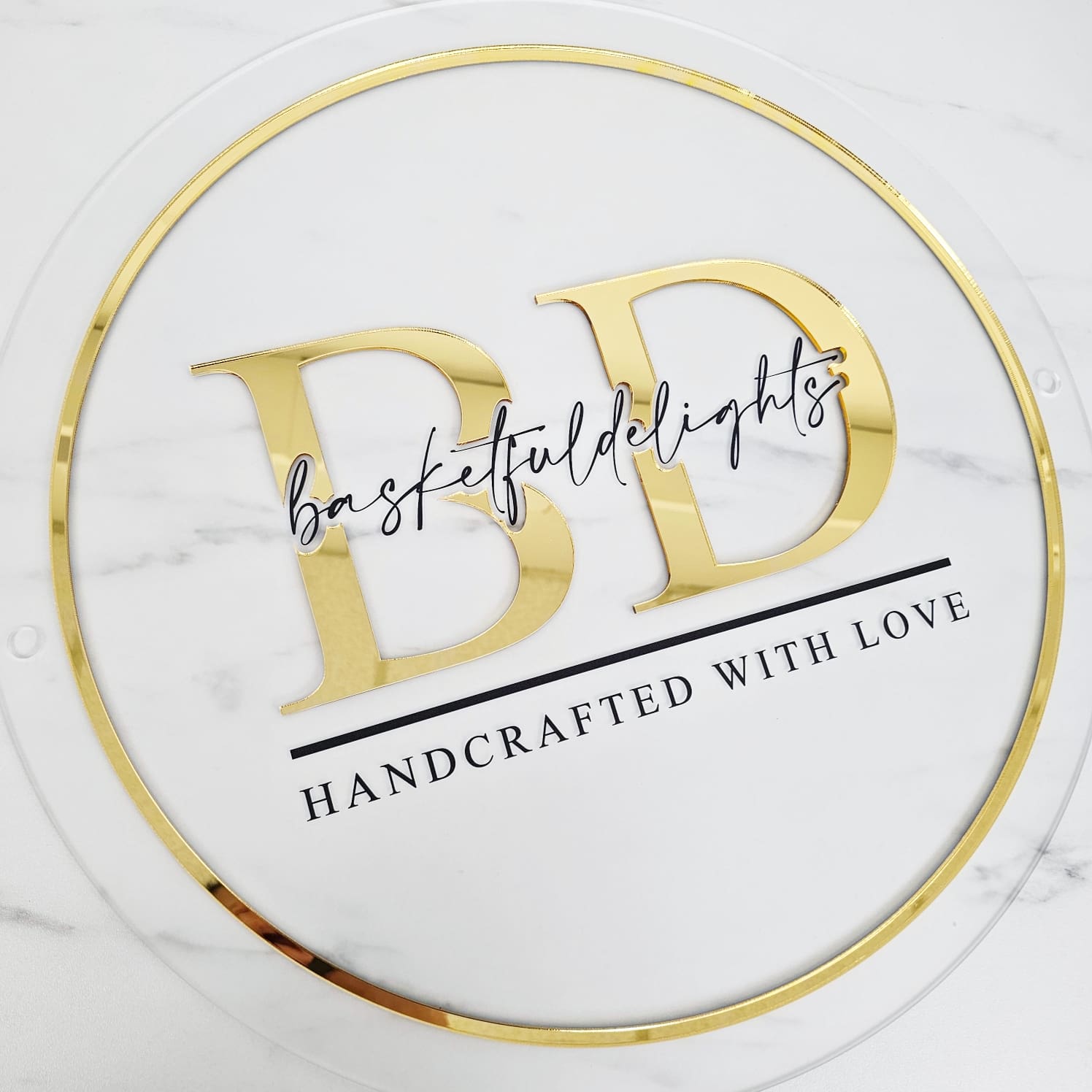 Round Custom Business Sign – Dang Designs