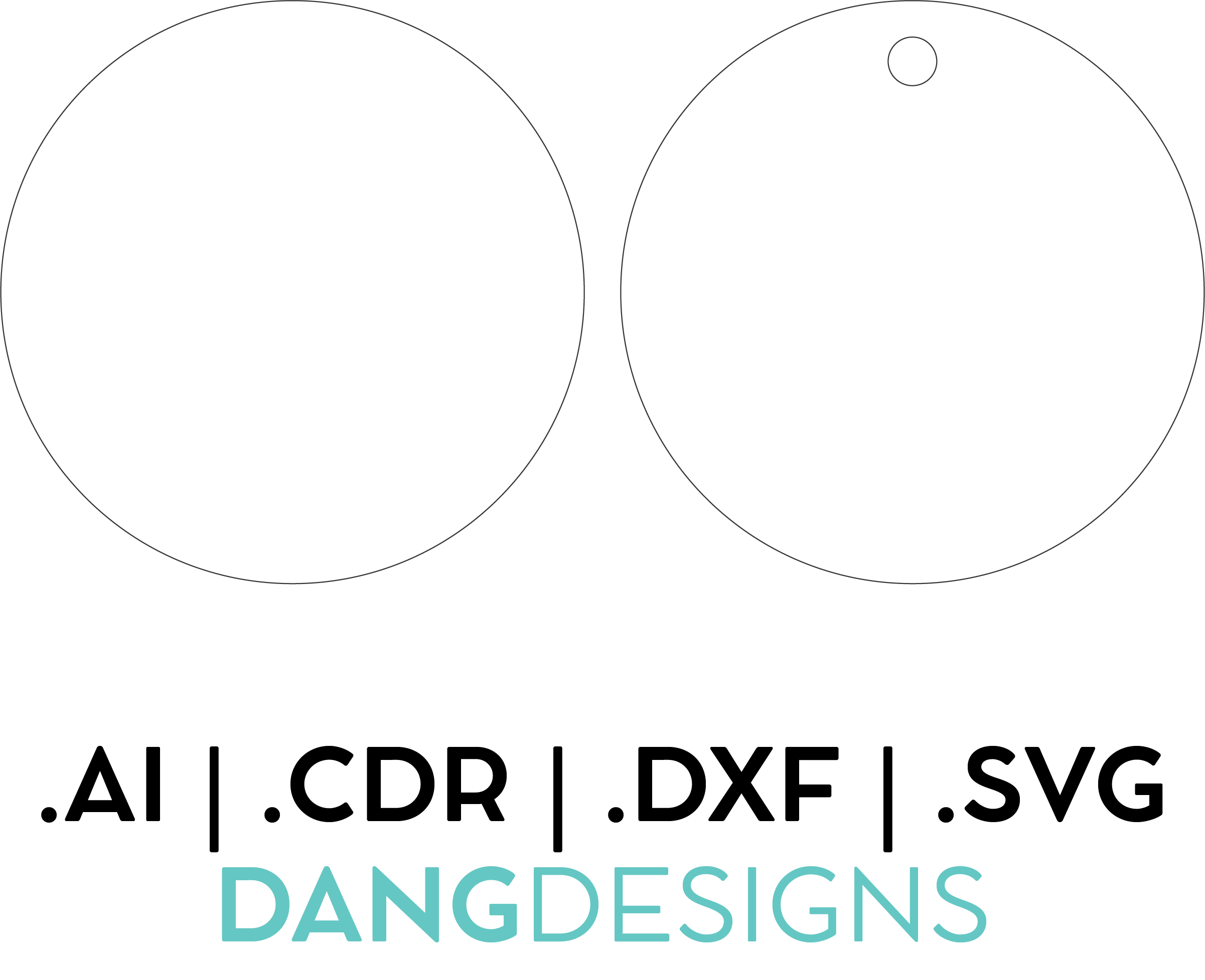 Round Circles - Laser Cut Files – Dang Designs