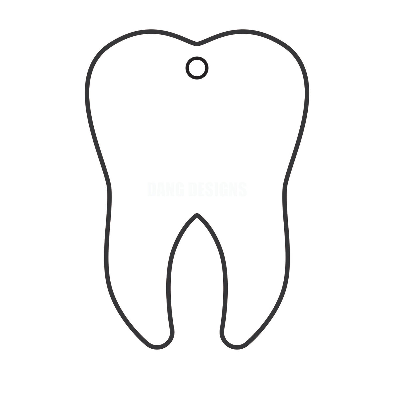 Tooth Teeth Acrylic Blank – Dang Designs